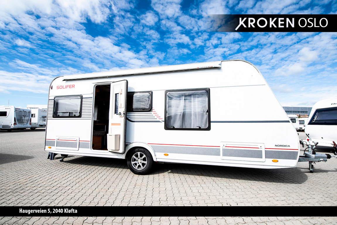 Solifer Nordica 450 - EL gulvvarme - Markise - Batteri og lader 2019 ...
