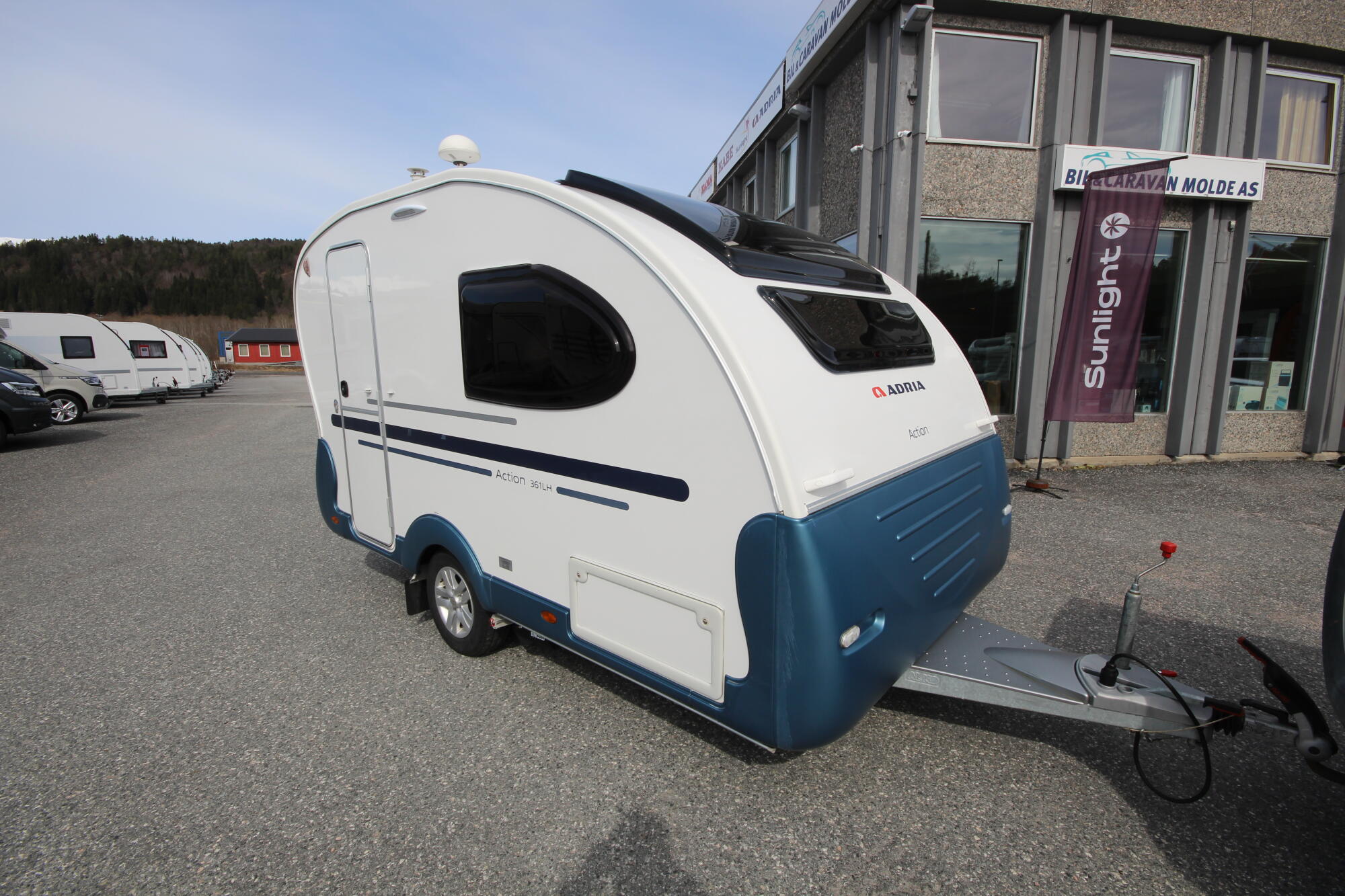 Adria Action 361 LH, Mover - Telt - Solseil - Tv 2017 Campingvogner