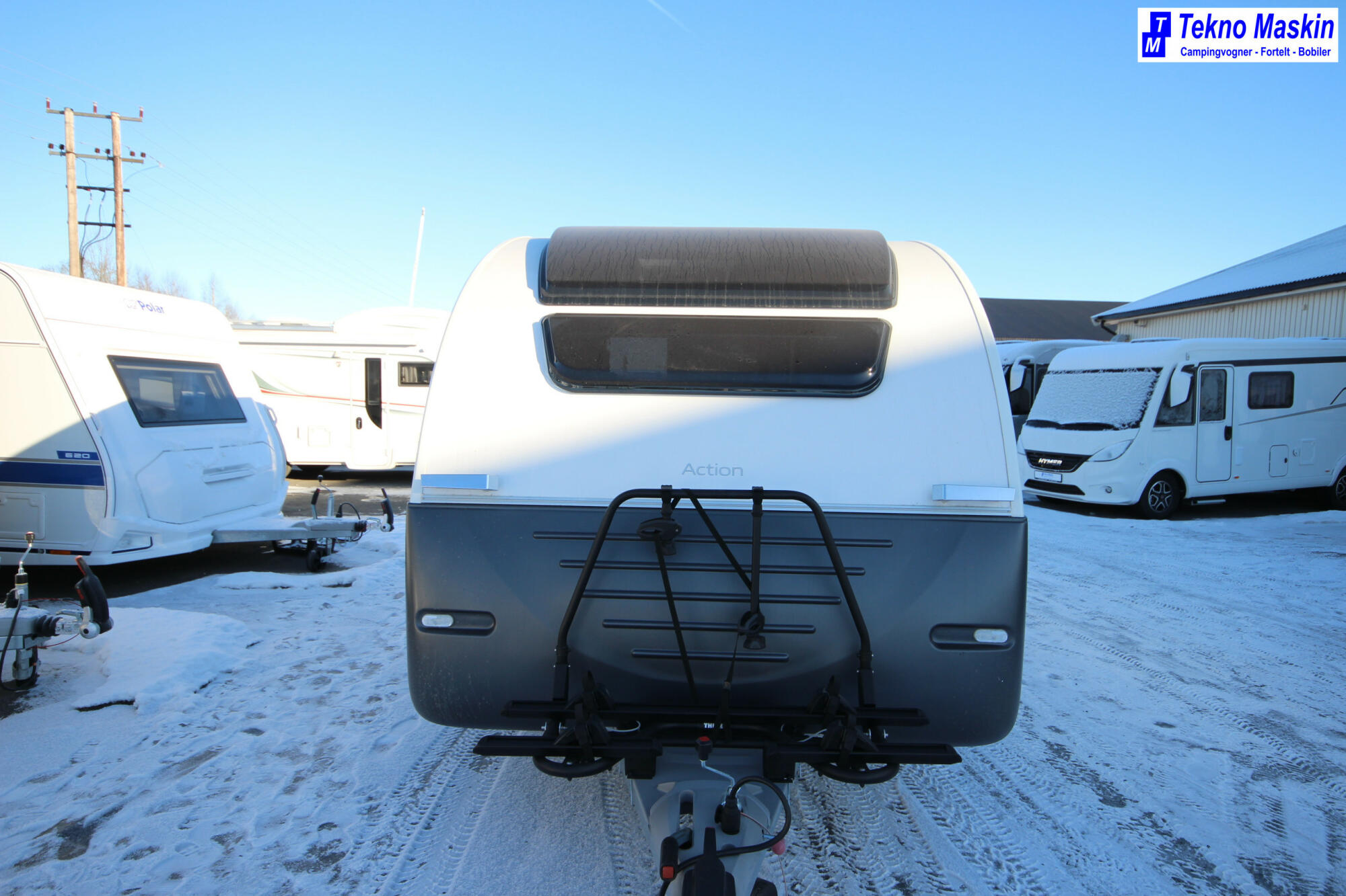 Adria Action 361 LH Med luft telt og sykkelstativ 2023 Campingvogner