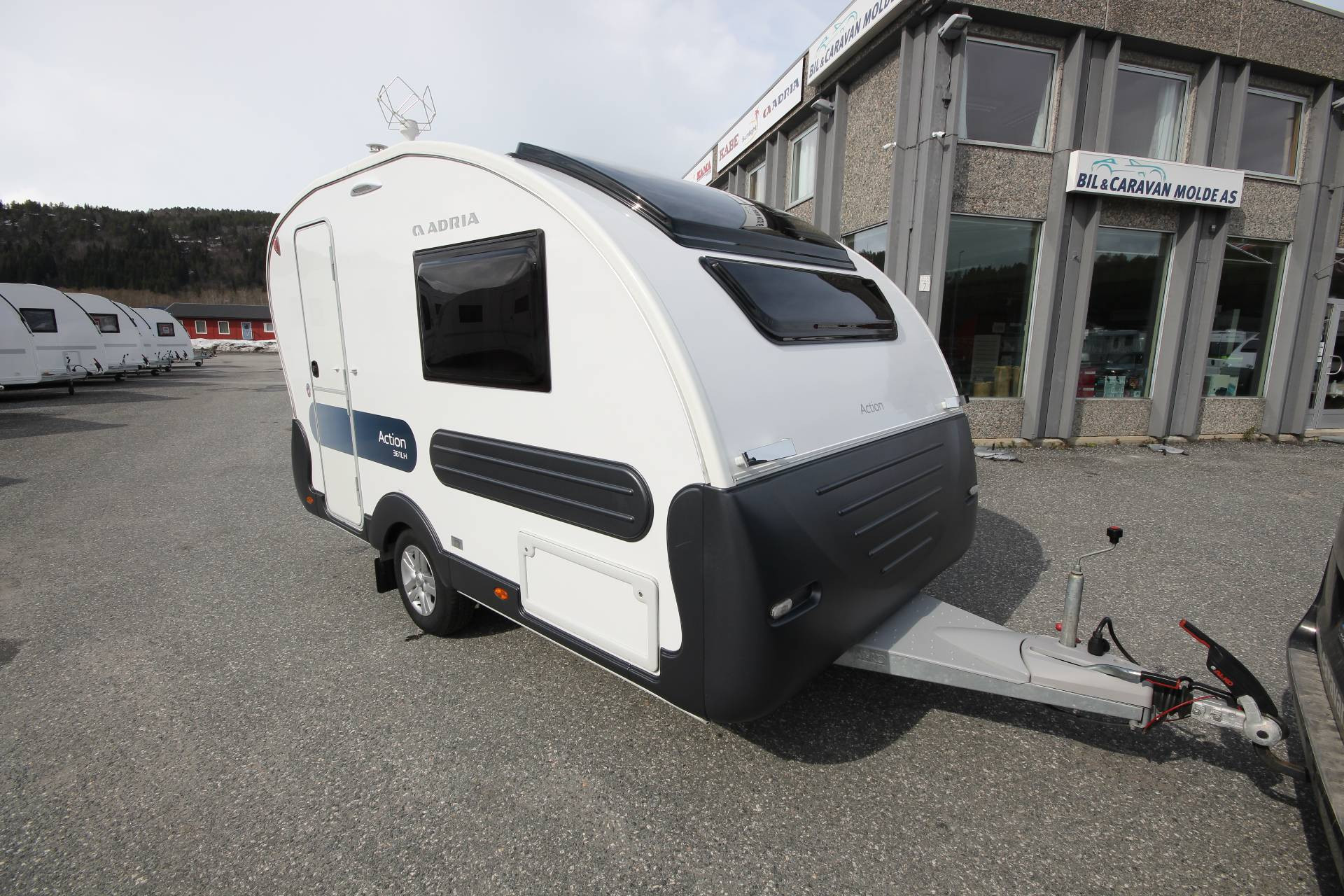 Adria Action 361 LH, Solcelle, Fortelt, Sykkelstativ, Tv-pakke 2021 ...