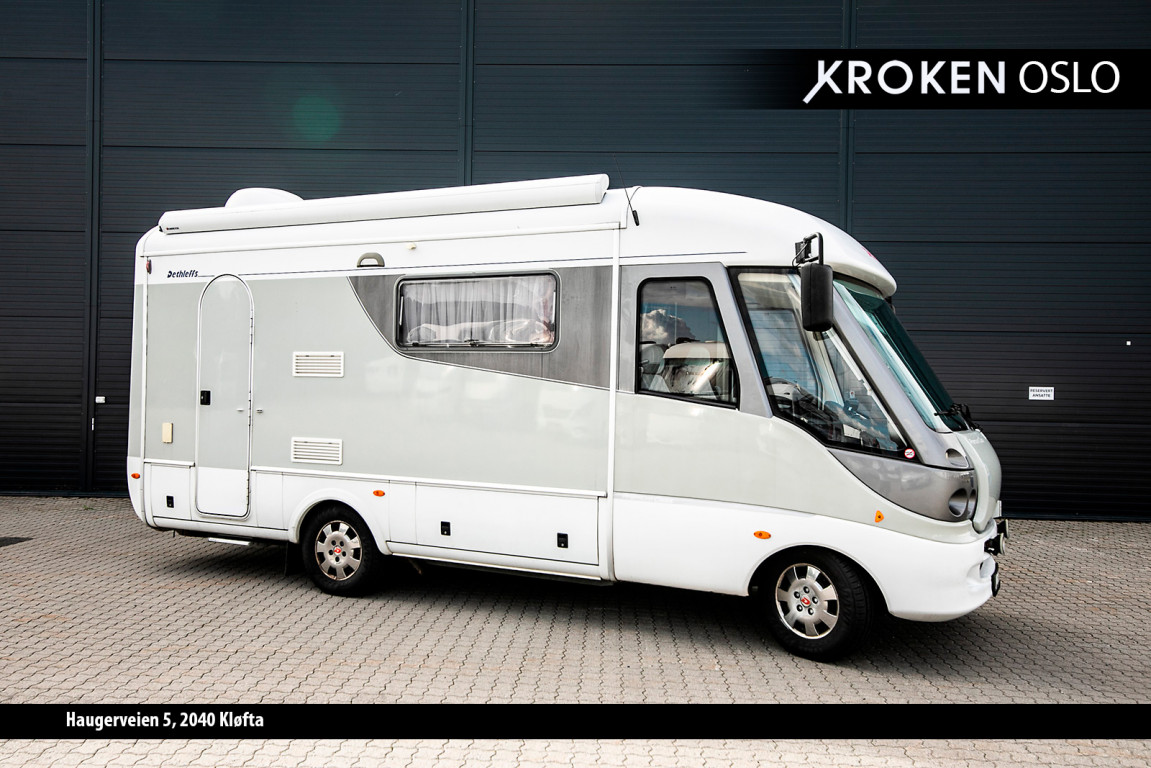 Dethleffs PREMIUM CLASS - Luft fjærer på bakaksel - Hengerfeste - Skinn ...